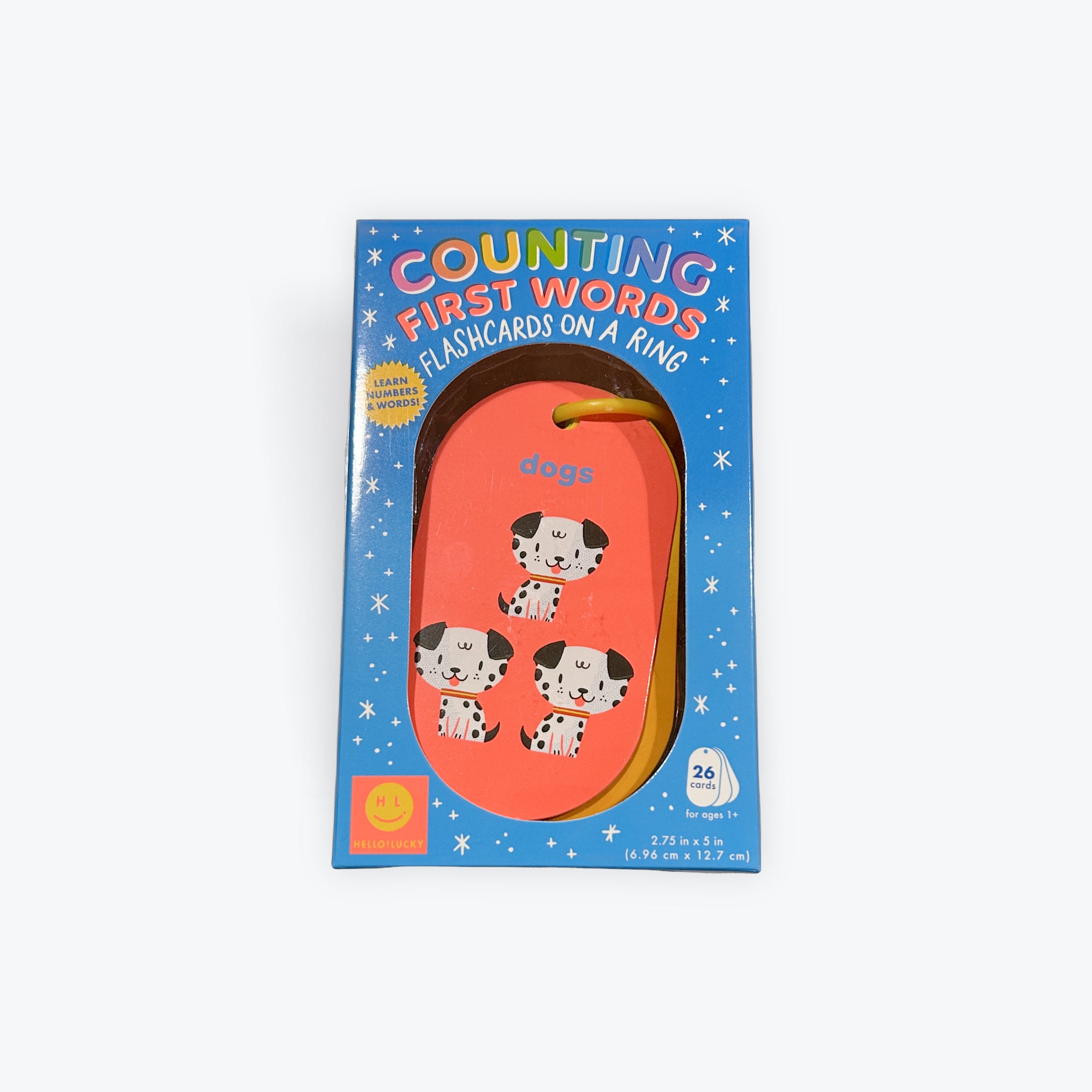 Counting First Words Flashcards | Rhodora